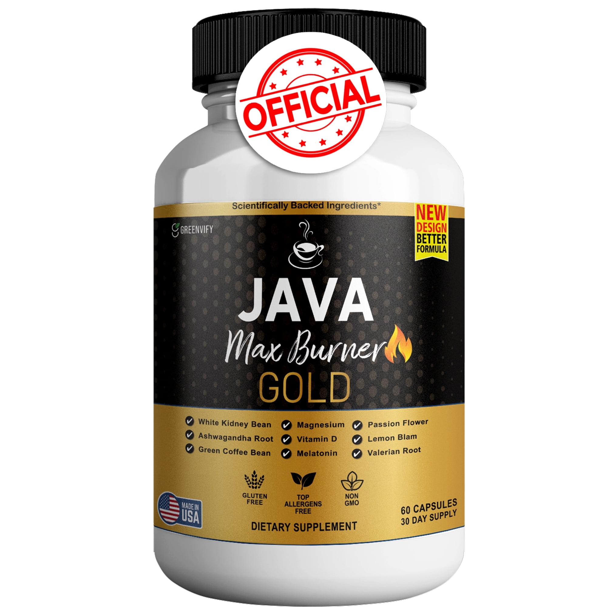 Java Max Burner Burn Powerful Formula Anabolic Recovery, Natural Sleep Aid with Magnesium ...