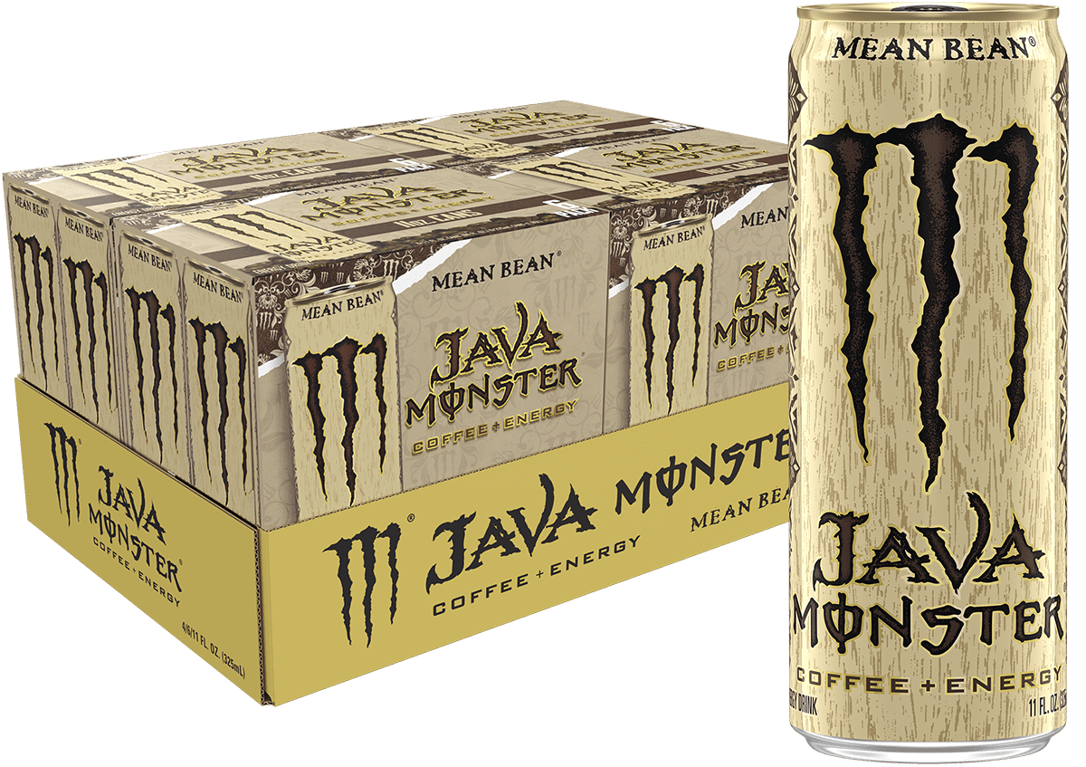 Java Monster Mean Bean, Coffee + Energy, 24 Count, 11 fl oz - Walmart.com