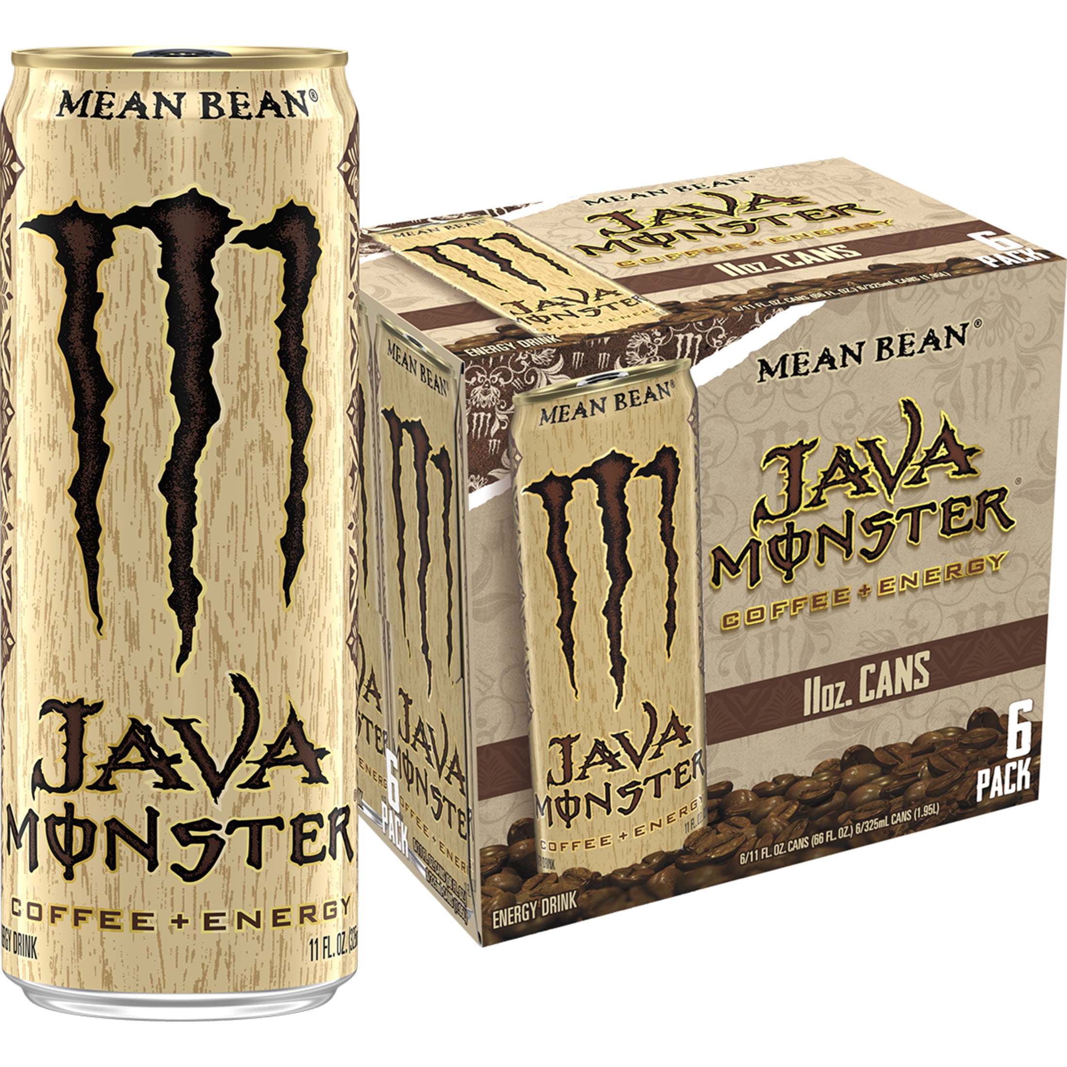 Java Monster Mean Bean Java Energy Drink, Coffee and Vanilla Bean ...