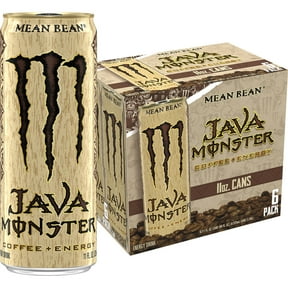 Monster Java Mean Bean, Vanilla Bean Flavor, Premium Coffee + Energy ...