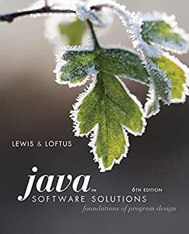 Pre-Owned Java Software Solutions: Foundations of Program Design [With CDROM] (Paperback ...