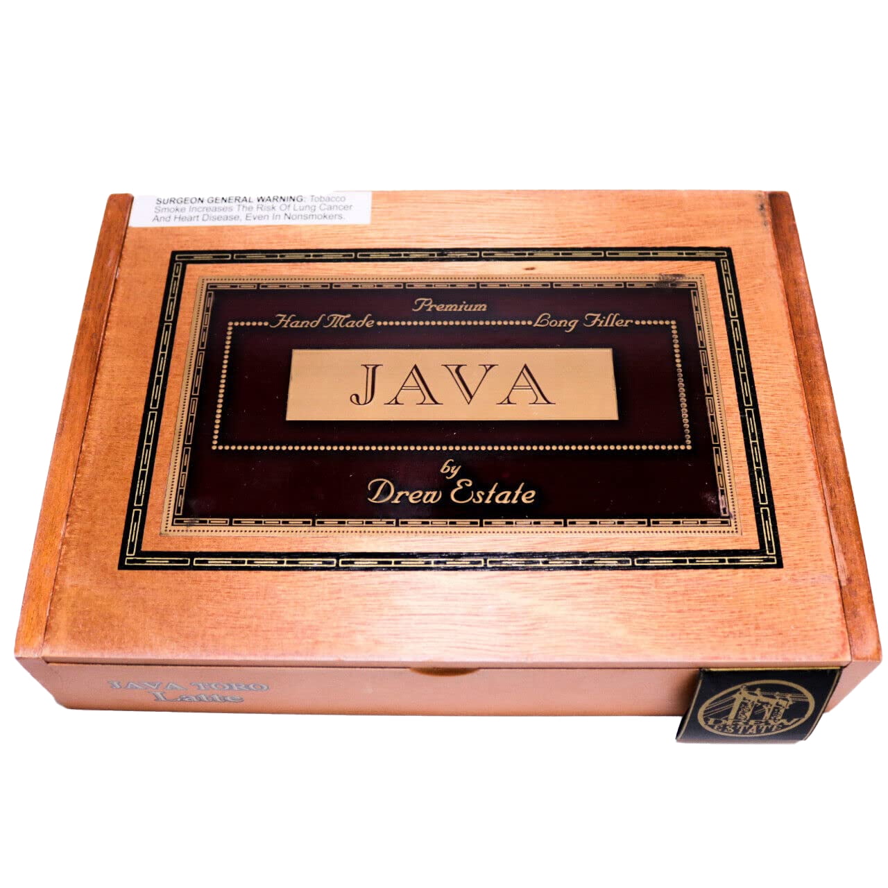Java Toro Latte Empty Wood Cigar Box 10" x 7.25" x 2" - Walmart.com