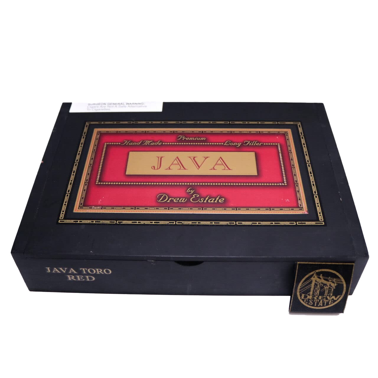 Java Toro Red Black Empty Wood Cigar Box 10" x 7.25" x 2" - Walmart.com