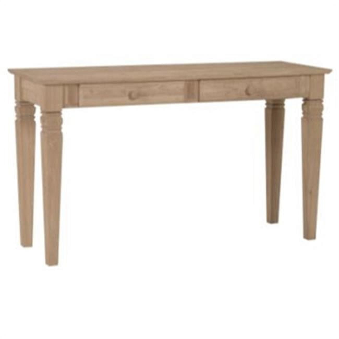 Java sofa table with 2 drawers- Unfinished - Walmart.com