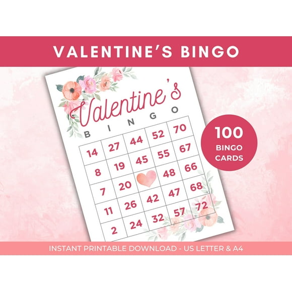 Bingo Numbers 1-100