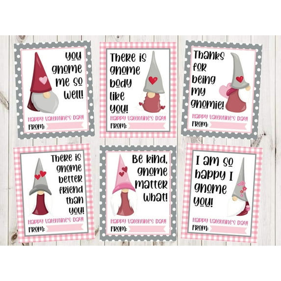 JavaC Printable Version - Gnome Valentine Card Printable - Printable ...