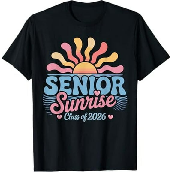 JavaC Retro Senior Sunrise 2026 Shirt, Class of 2026 Graduation High ...