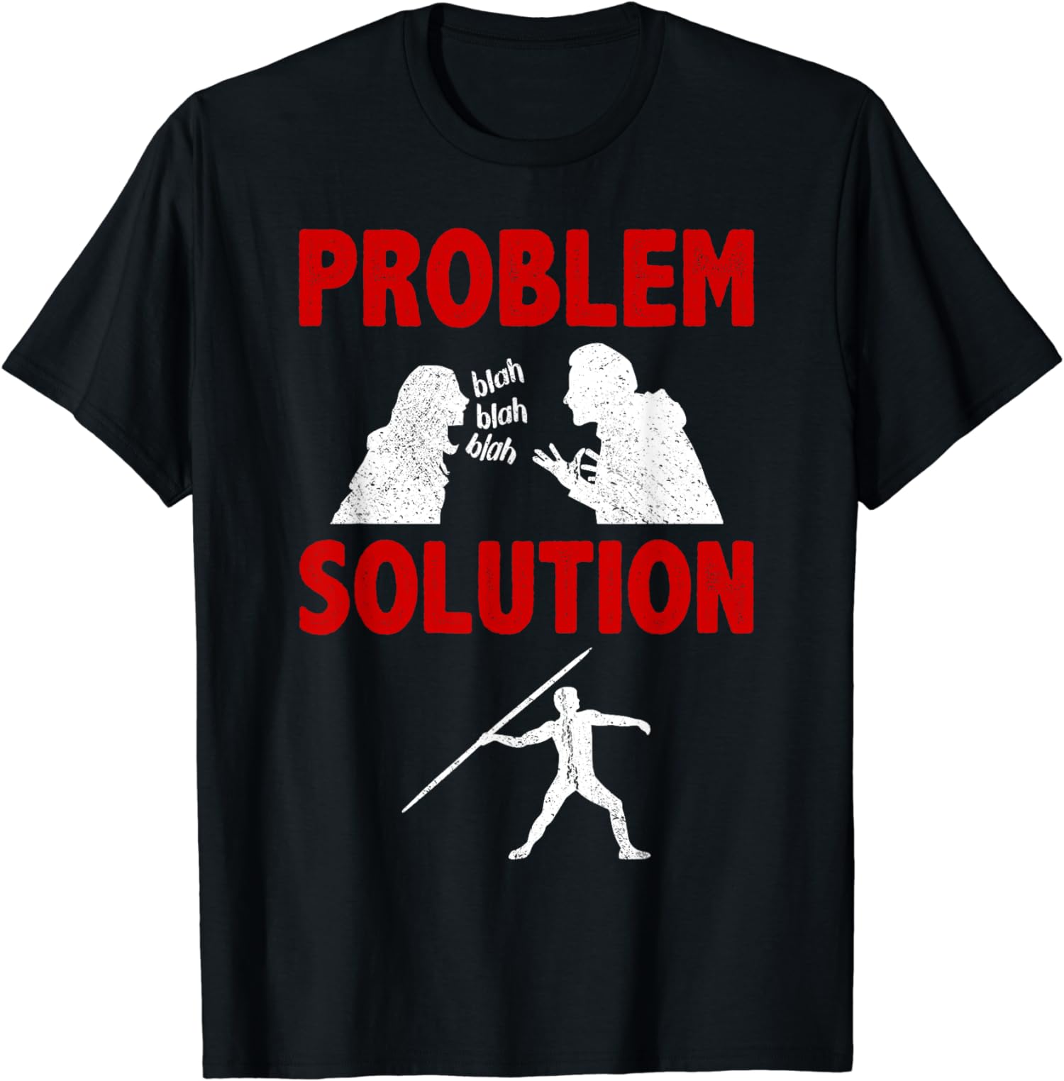 Javelin Throwing Javelin Thrower Problem Solution Hobby T-Shirt ...