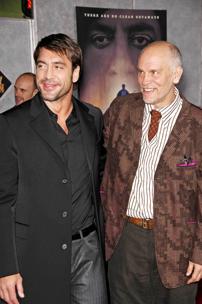 Javier Bardem John Malkovich At Arrivals For No Country For Old Men ...