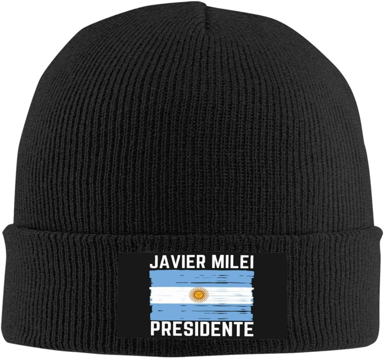 Javier-Milei Presidente Libertarian Argentina 2023 Knit Hat Soft Warm ...