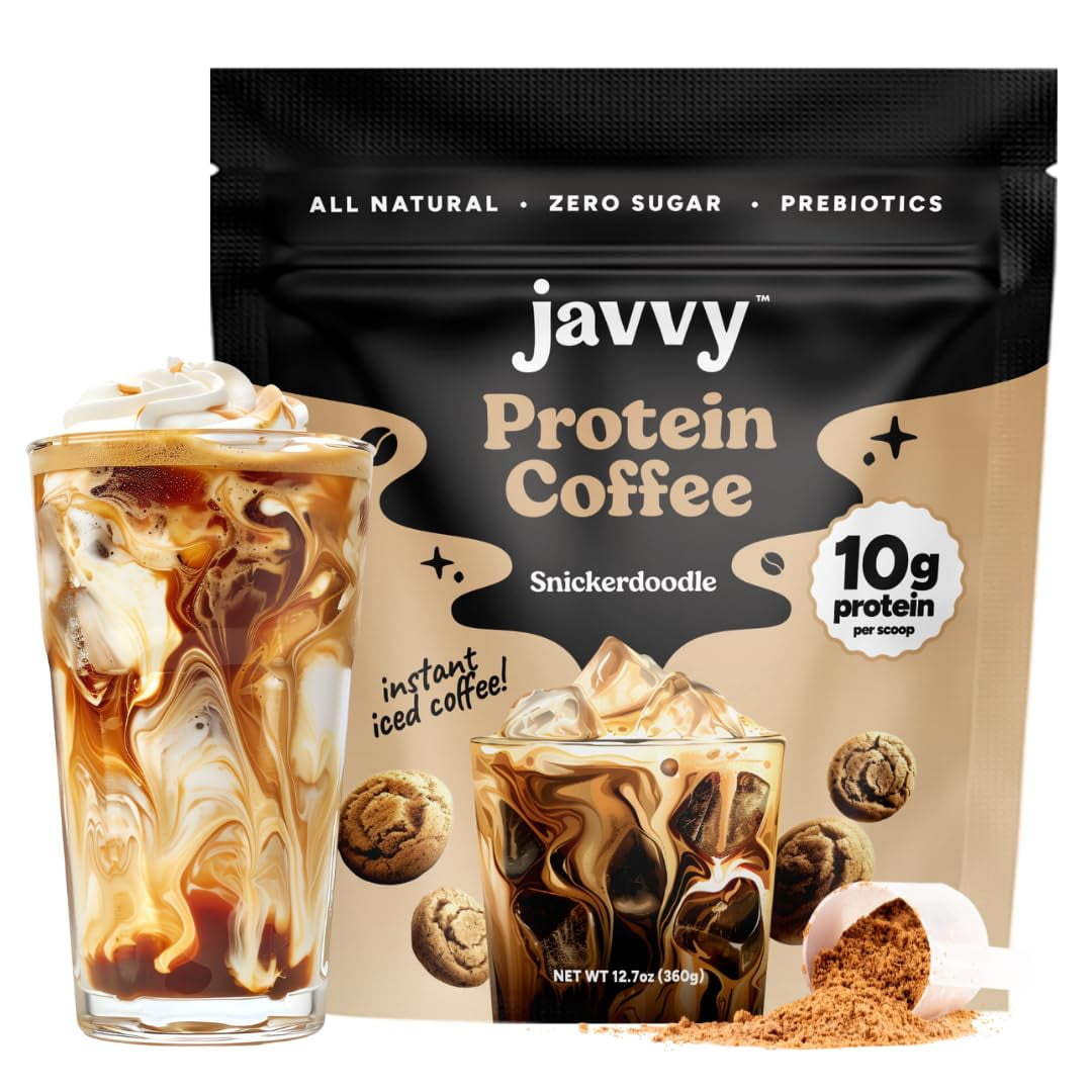 Javvy Snickerdoodle Protein Coffee - Premium Whey Protein & Instant ...