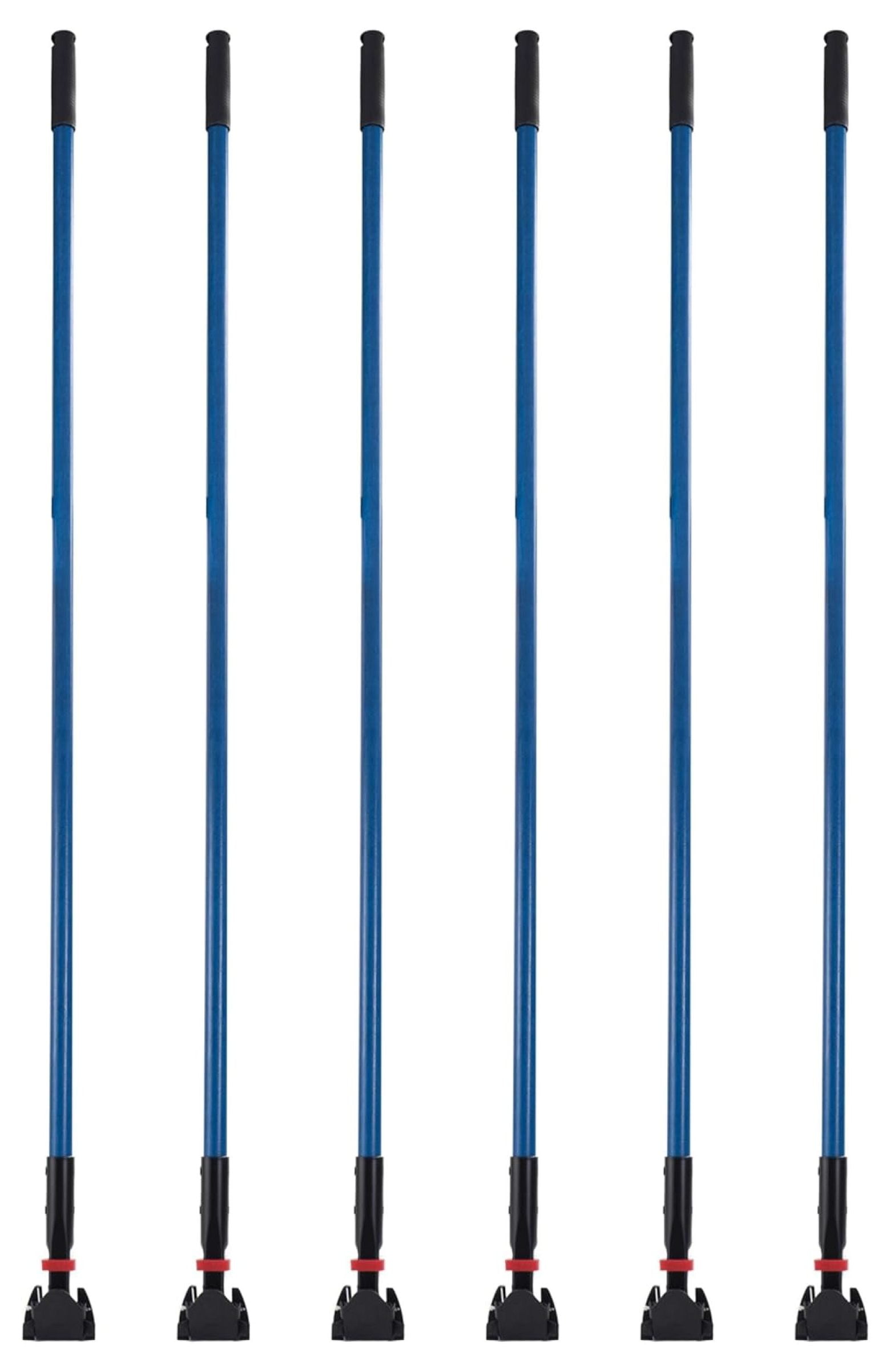 Jaw Clamp Mop Handle, Snap-On Fiberglass Dust Mop Handle for Floor ...