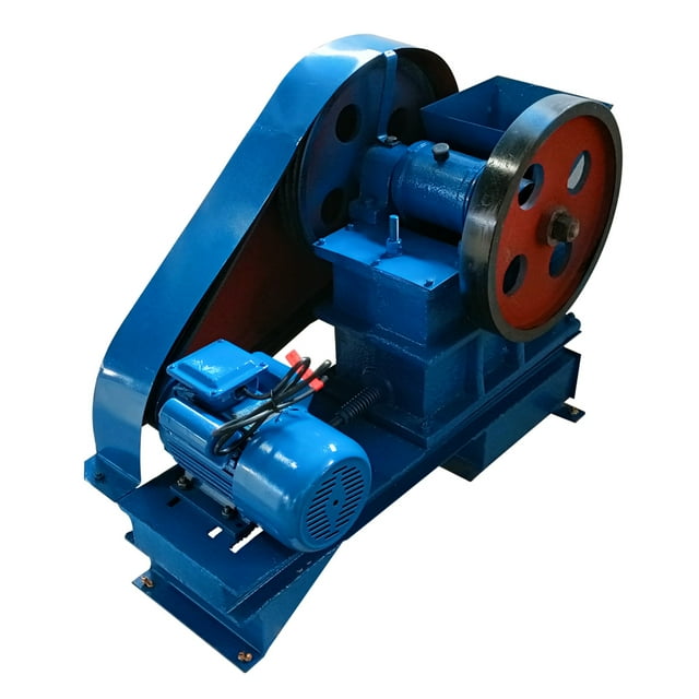 Jaw Crusher Electric Rock Crushing Machine for Rock Ore Coal Stone 220V ...