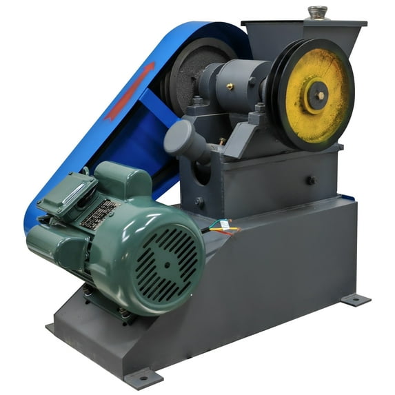 Jaw Crusher Rock Crush Machine Ore Coke Coal Stone Shatter Grinder 220V ...