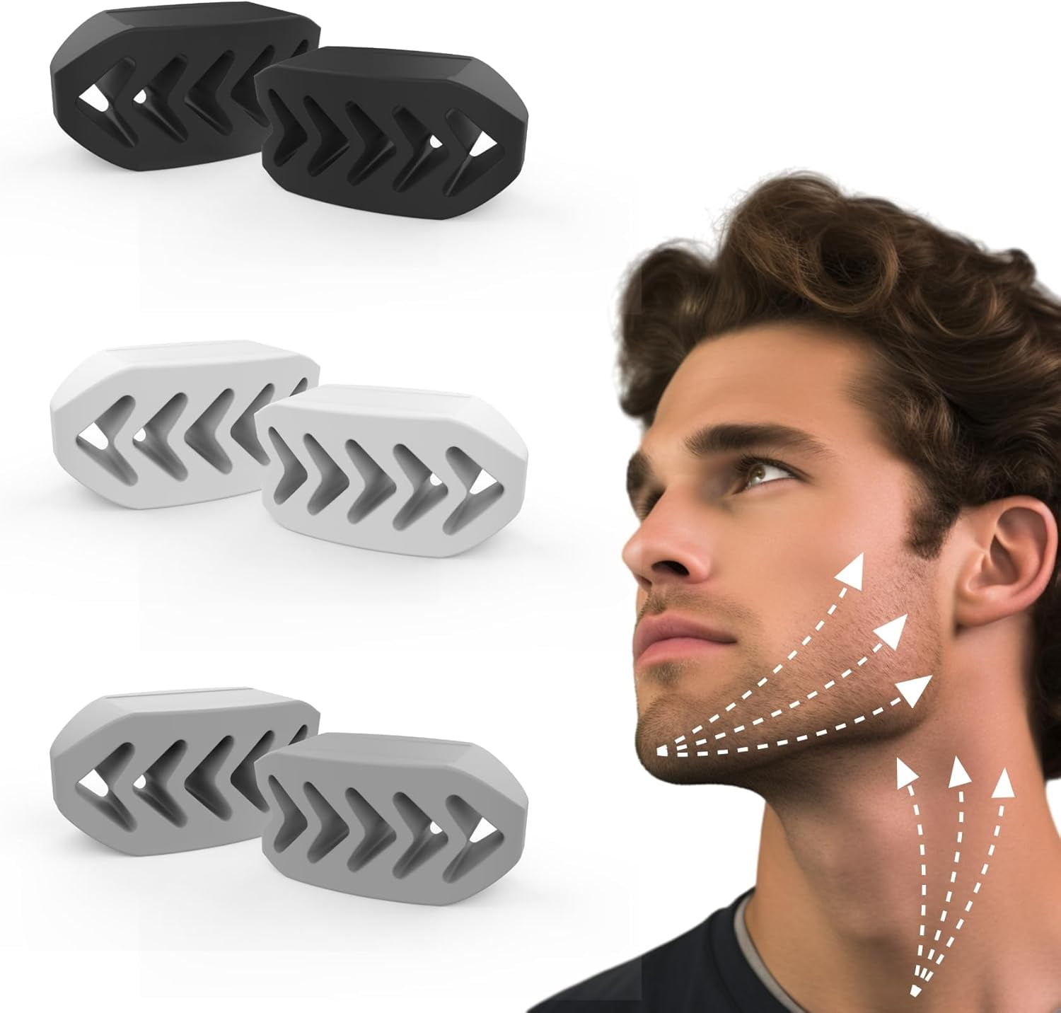 Jaw Exerciser for Men & Women, Jaw Exercise, Jaw Exerciser, 3 ...