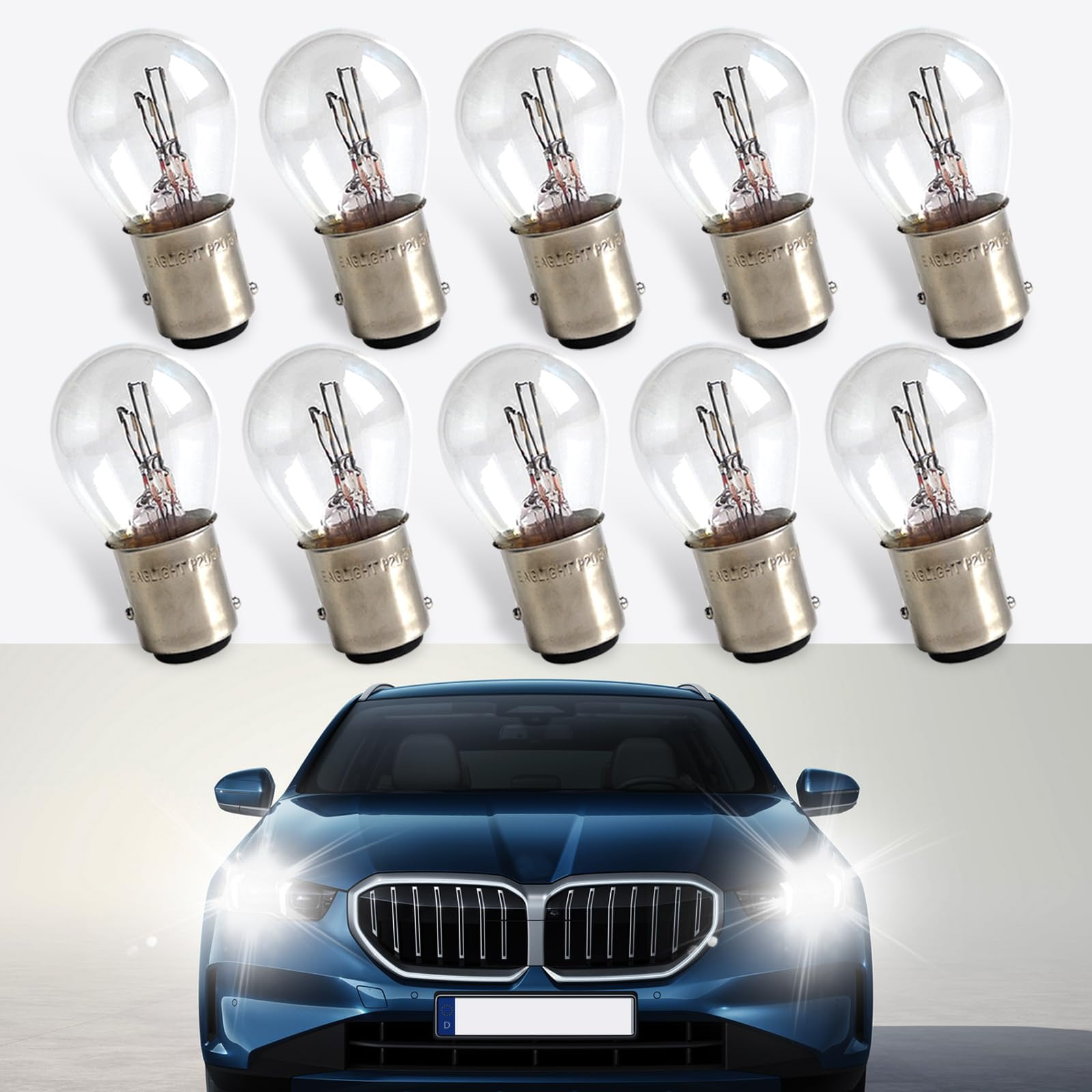 JawGrew Car 1157 Halogen Light Bulbs, BSL1 Turn Signal Light Bulbs, P21 ...