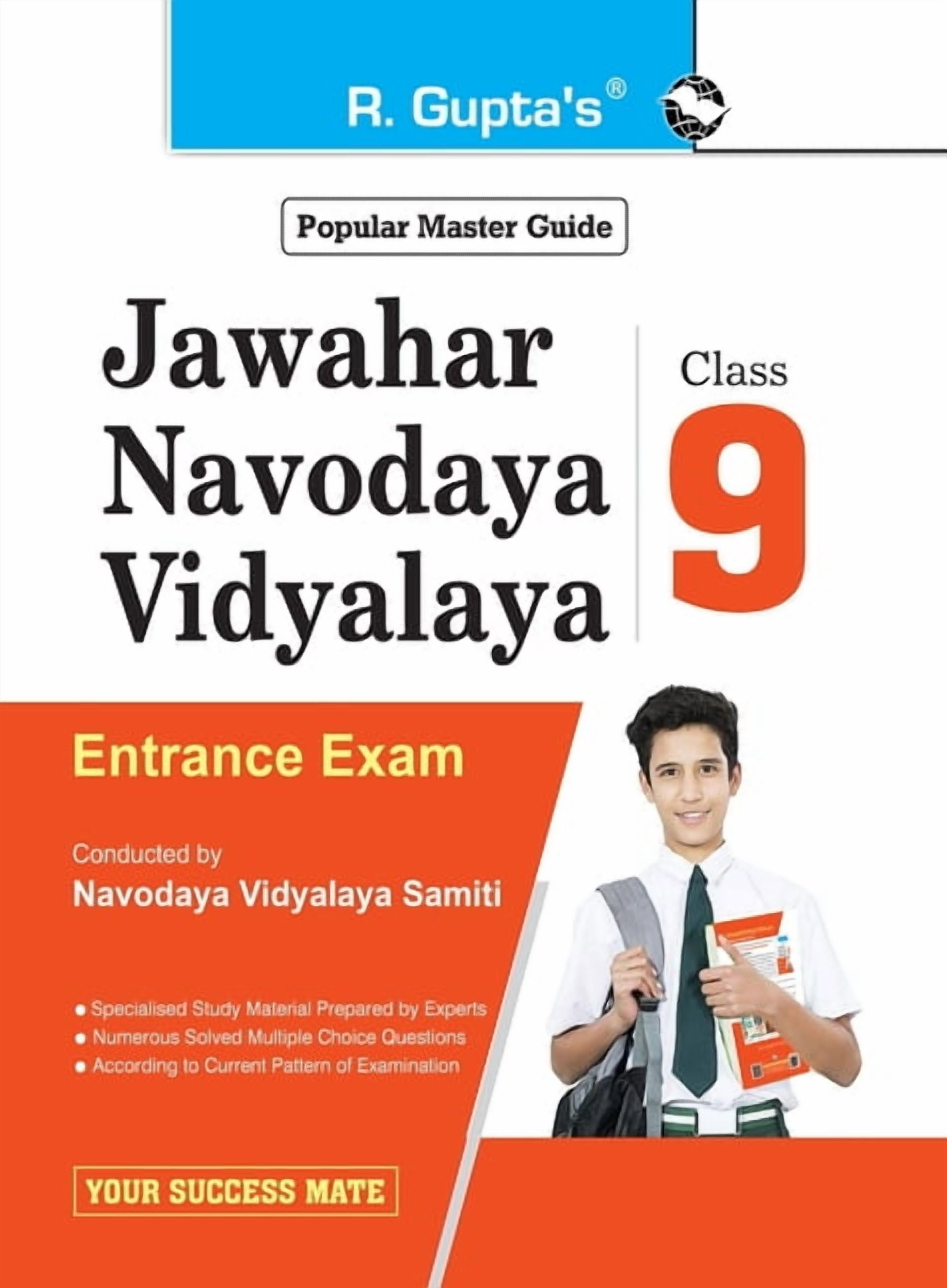 Jawahar Navodaya Vidyalaya (JNV) 9th Class Entrance Exam Guide ...