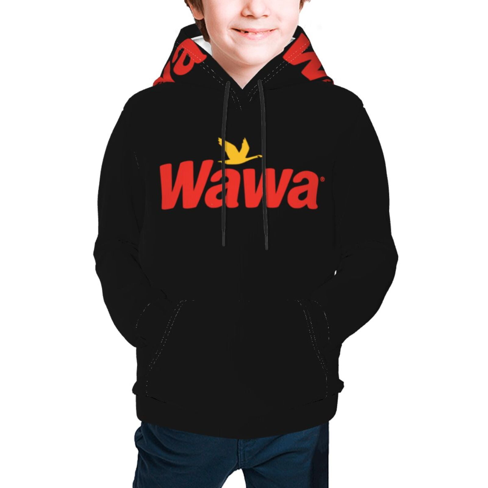 Jawn Wawa Kids Hooded Sweatshirt Stylish Hooded Casual Sweater Athletic ...