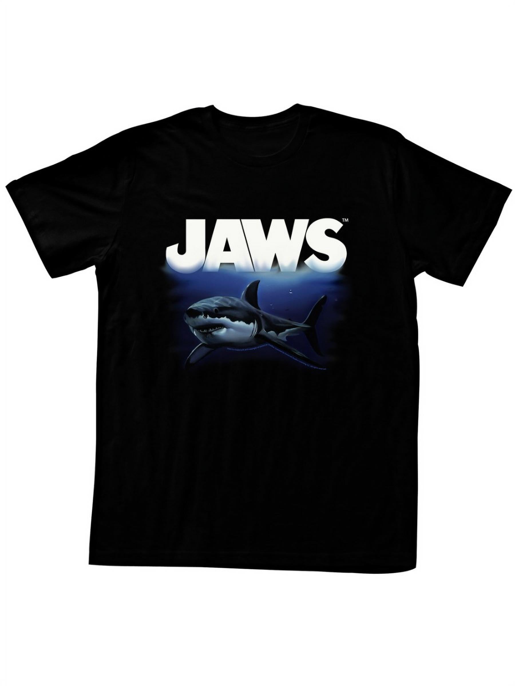 Jaws 1970's Shark Thriller Spielberg Movie Duuun Dun Shark Adult T ...