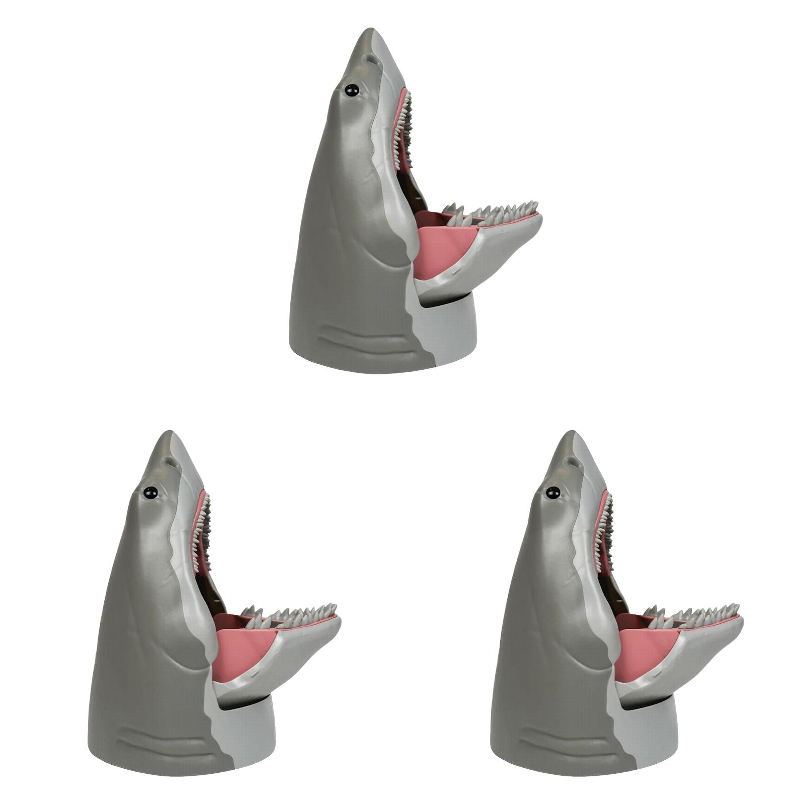 Jaws 50th Anniversary Shark Popcorn Bucket, 3 Pack Silicone Movie Snack ...