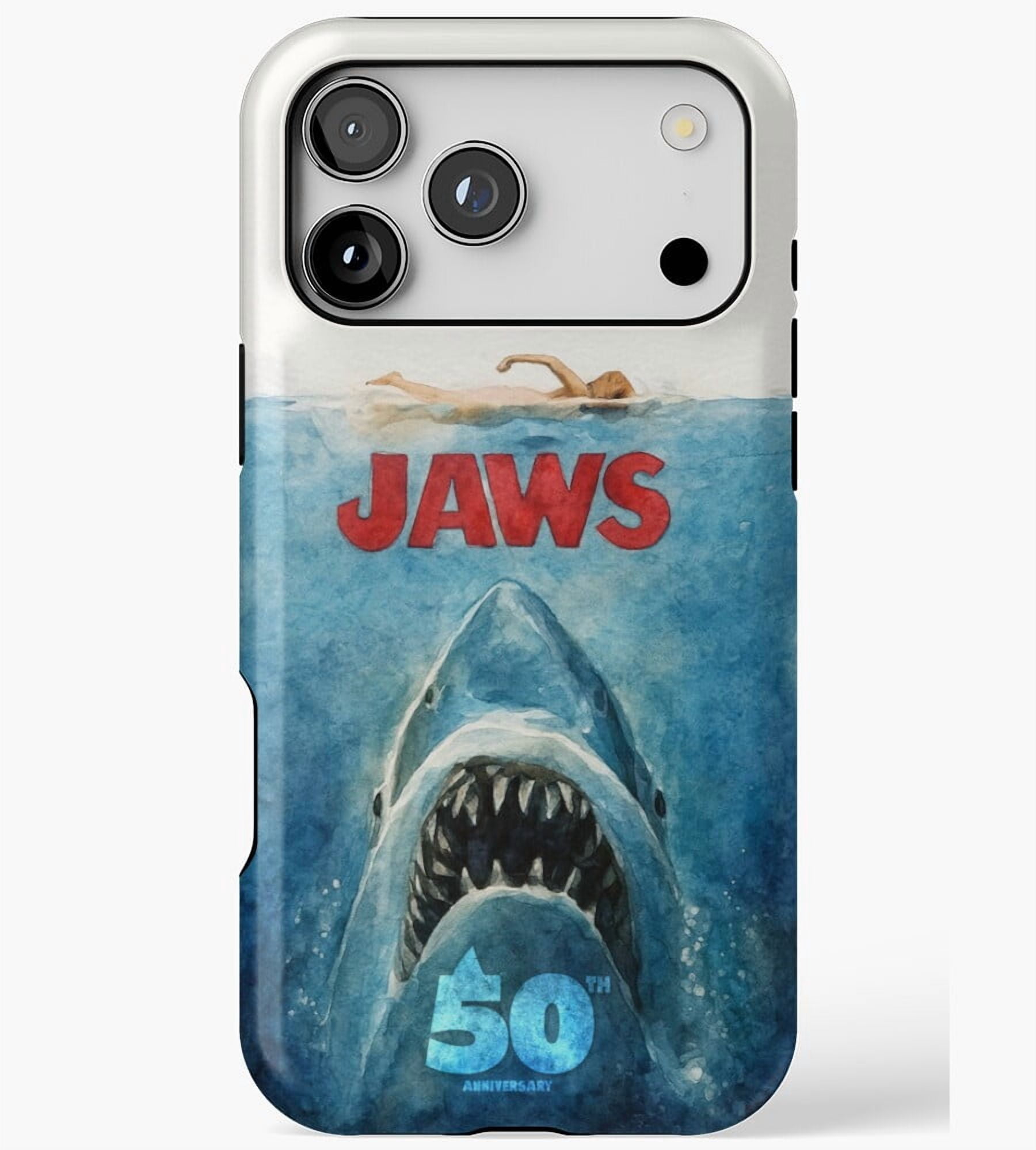 Jaws 50th Anniversary, Watercolor Tribute Shark Movie H7092 Phone Case ...