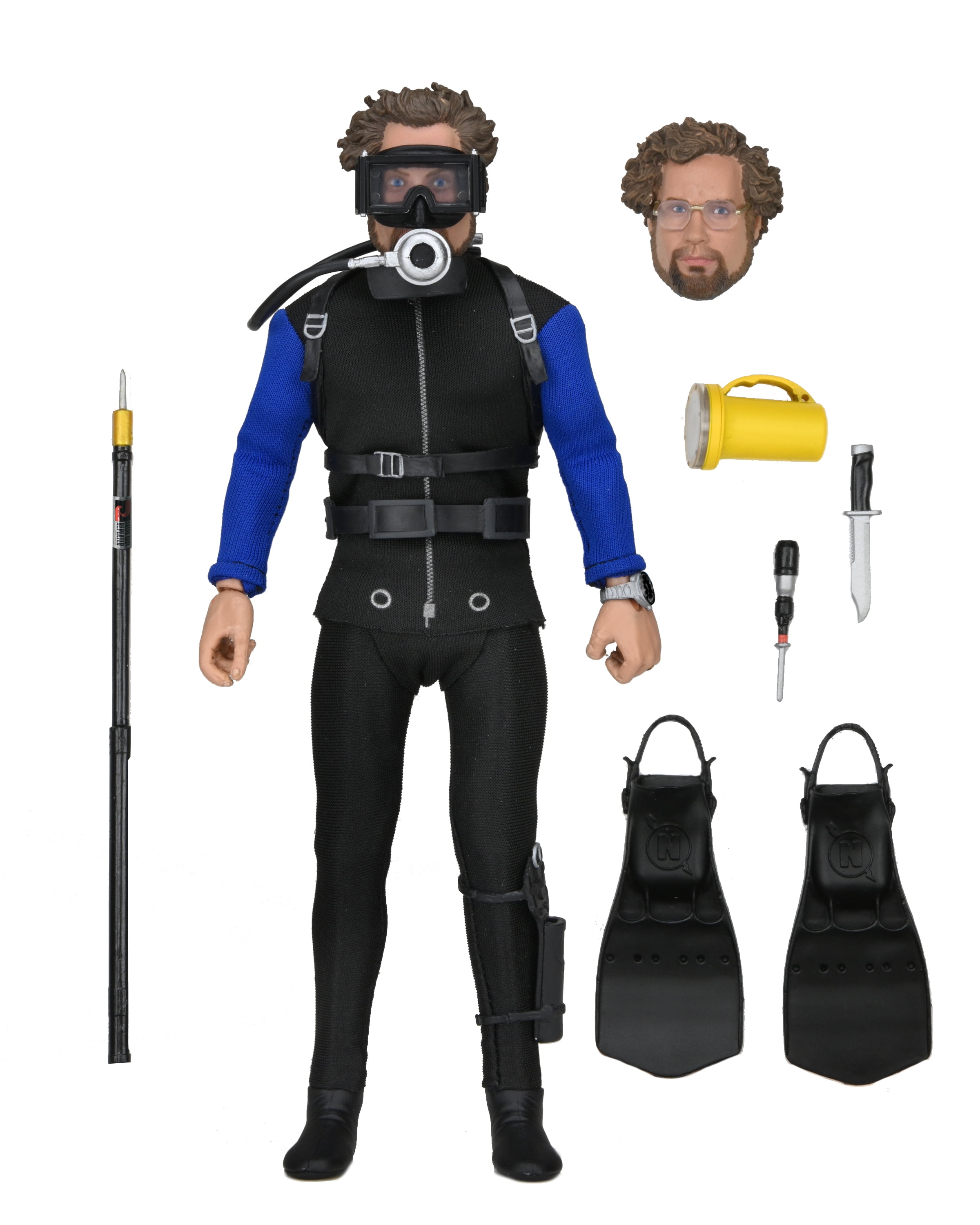 Jaws – 8” Clothed Action Figure – Matt Hooper (Shark Cage) - Walmart.com
