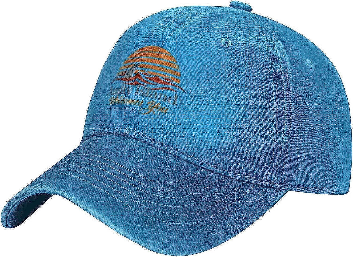 Jaws Amity Island Hats Baseball Caps Washed Dad Trucker Denim Cowboy ...