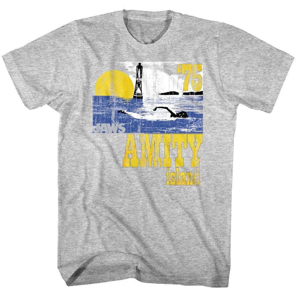 Jaws Amity Island Postcard 1975 T Shirt - Walmart.com