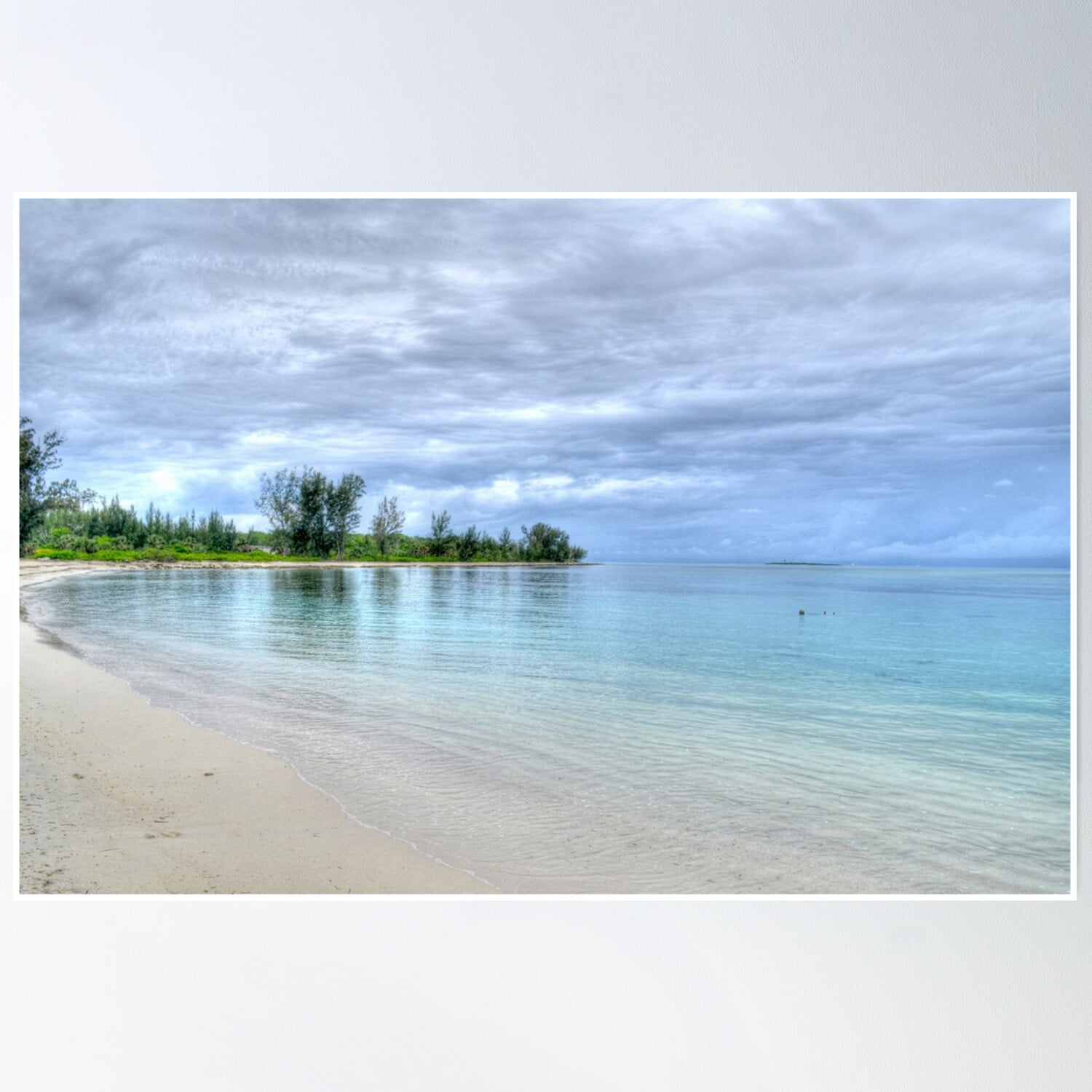Jaws Beach In Nassau, The Bahamas Poster Wall Art, Modern Wall Decor ...