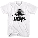 Jaws Black Logo White Adult T-Shirt 6Xl - Walmart.com