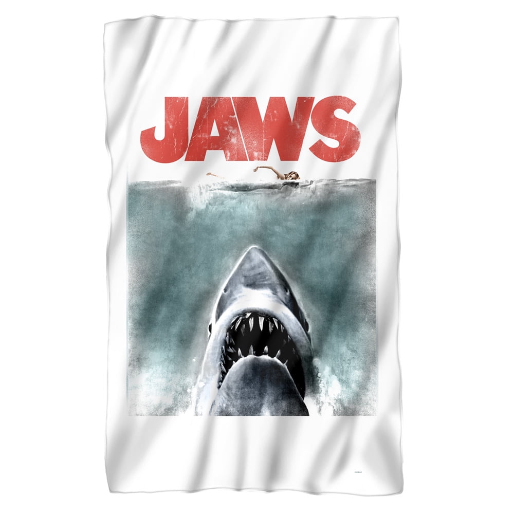 Jaws Classic Poster Fleece Blanket 36' x 58' - Walmart.com