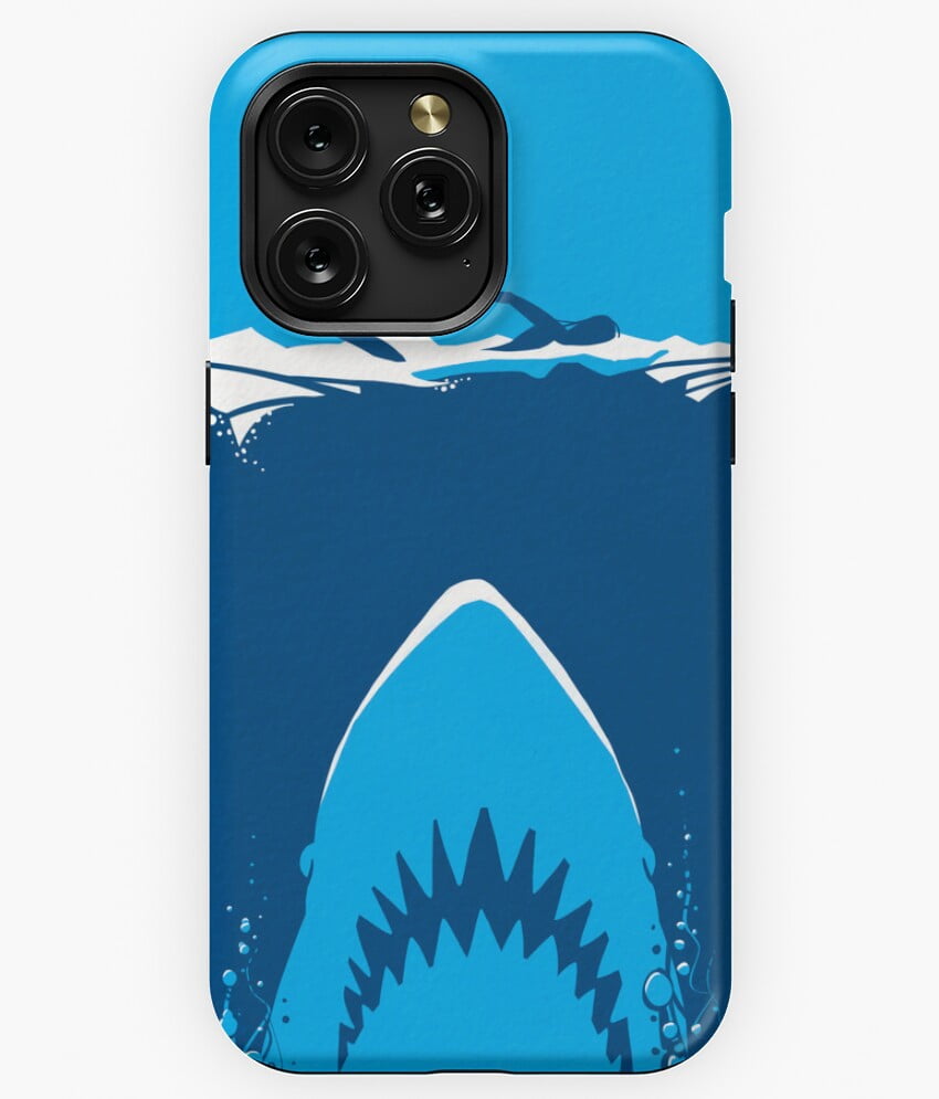Jaws Classic Shark Movie Fan Art Tribute Graphic A11767 Phone Case for ...