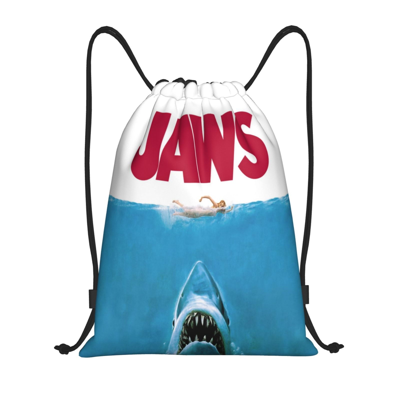 Jaws Drawstring Bags Storage Backpack Drawstring Bags Gift Bags Storage ...