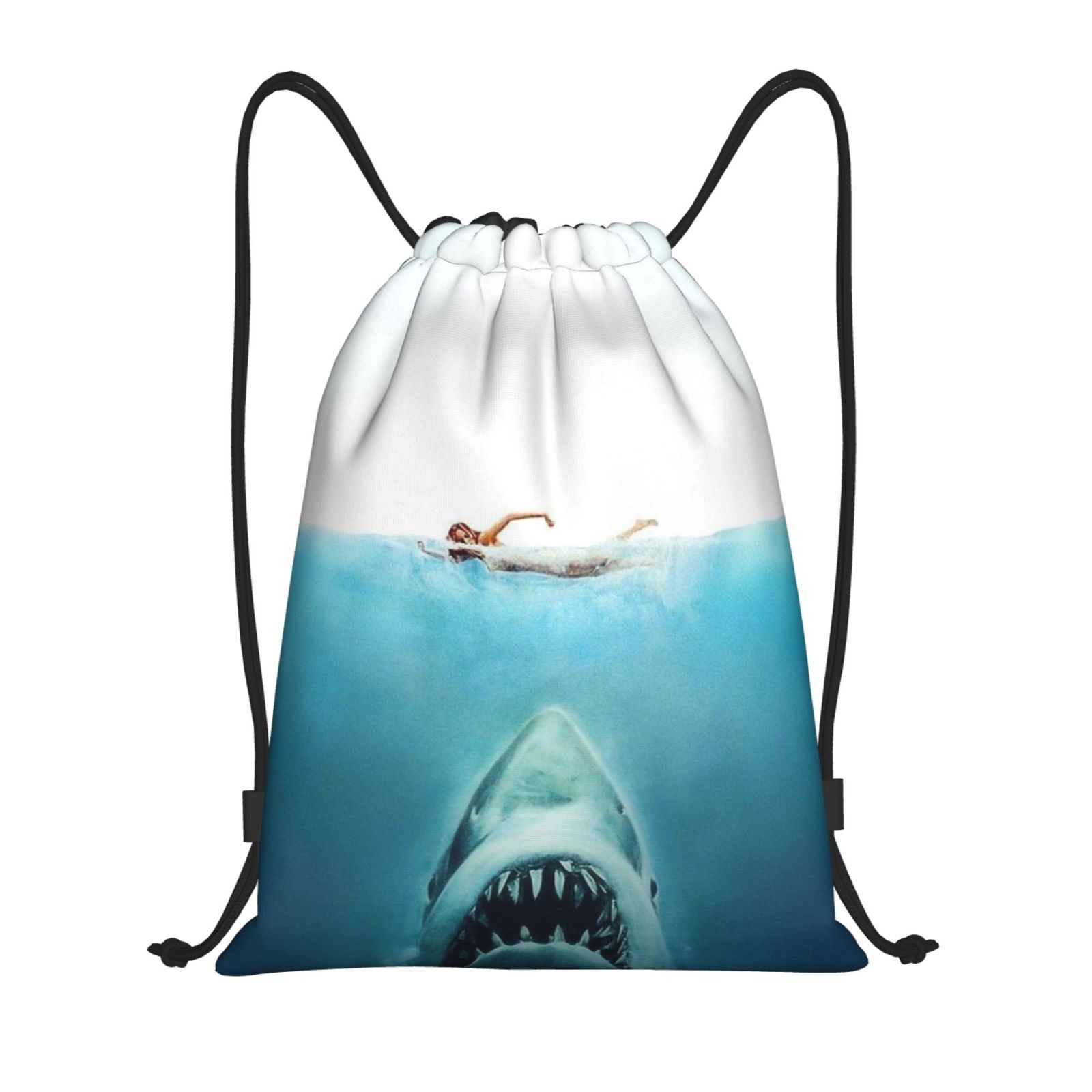 Jaws Drawstring Bags Storage Backpack Drawstring Bags Gift Bags Storage ...