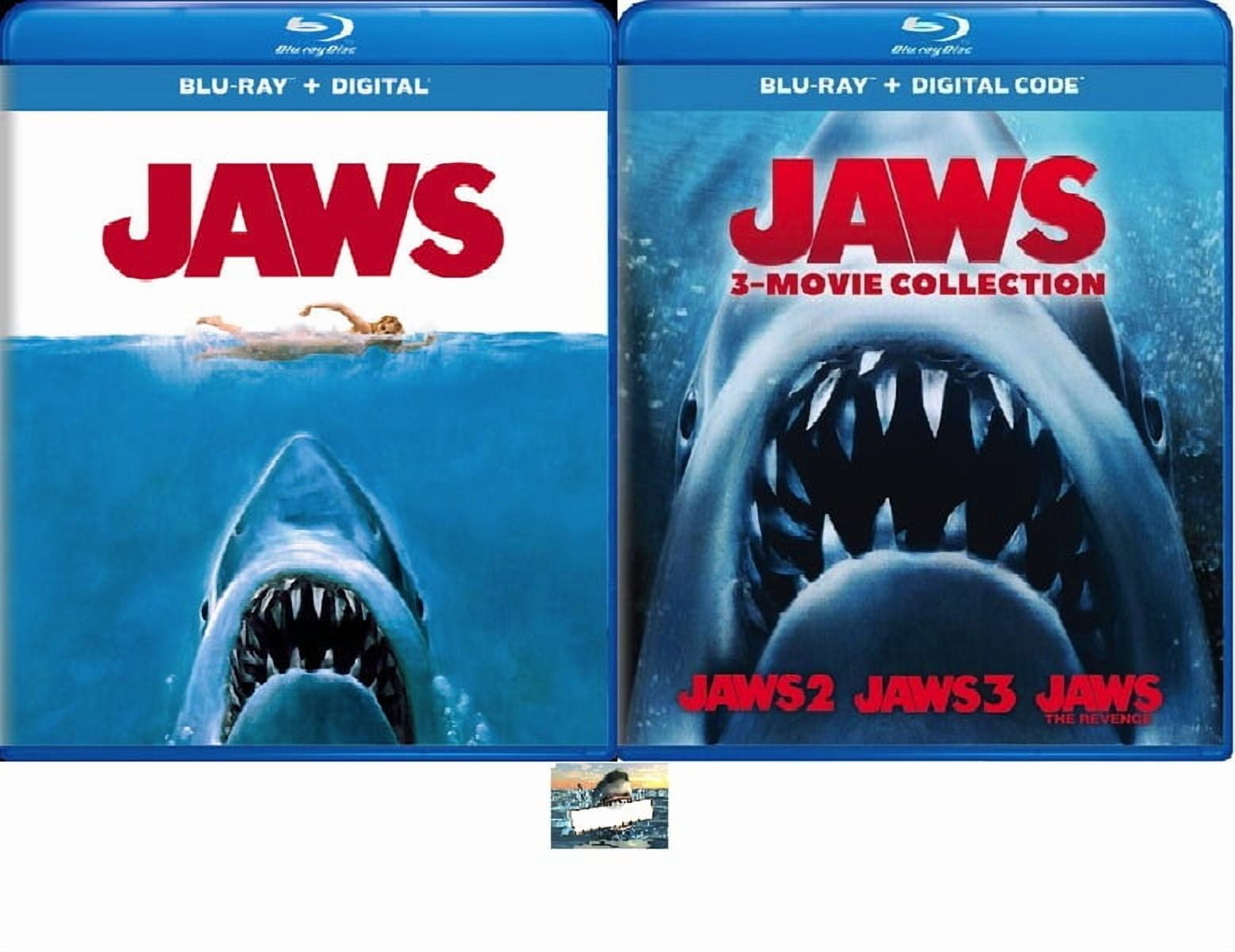 Jaws & Jaws 3-Movie Collection (Jaws 2 / Jaws 3 / Jaws The Revenge) 4 ...