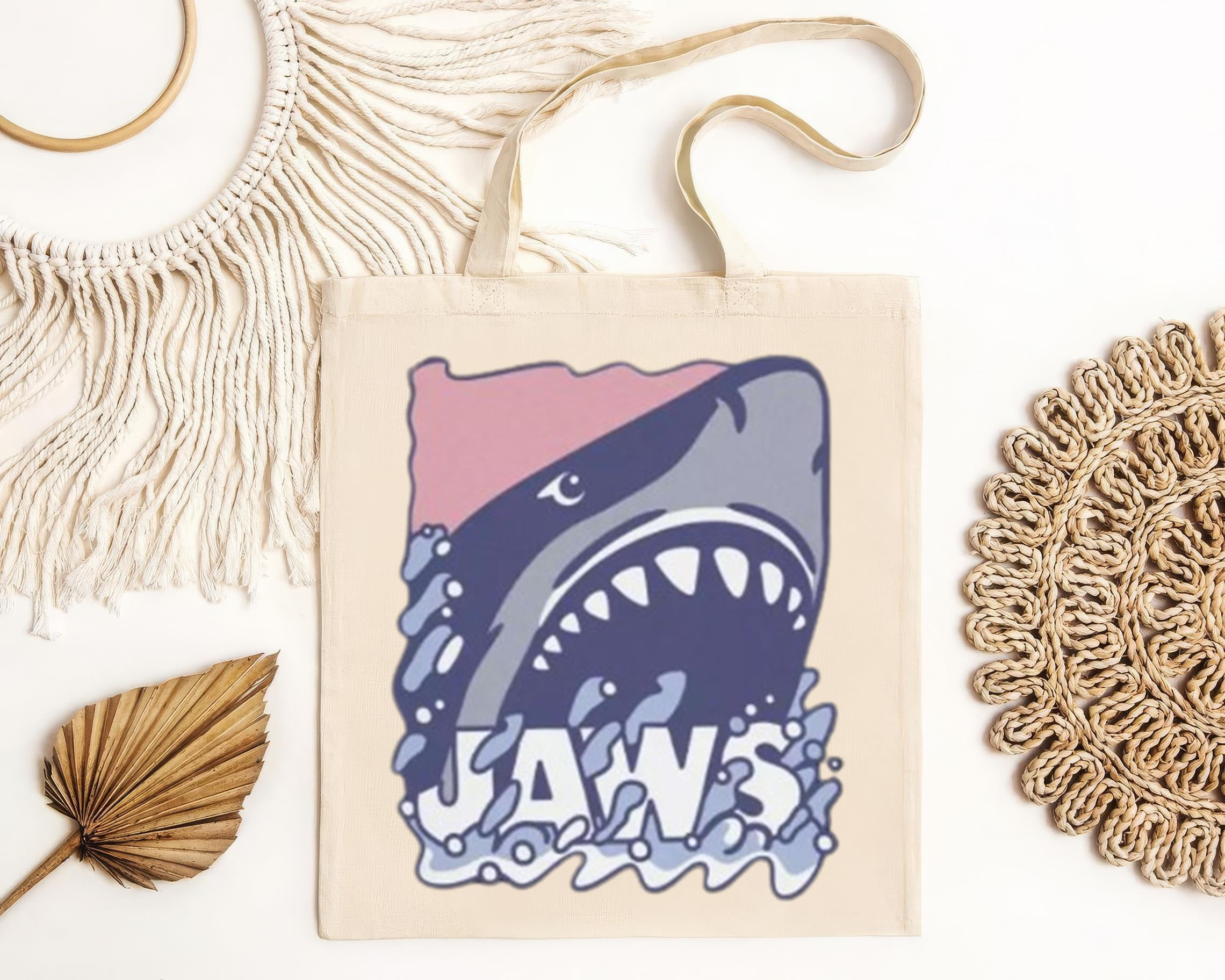 Jaws Logo In Pastel Colors Men's Tote Bag - Walmart.com