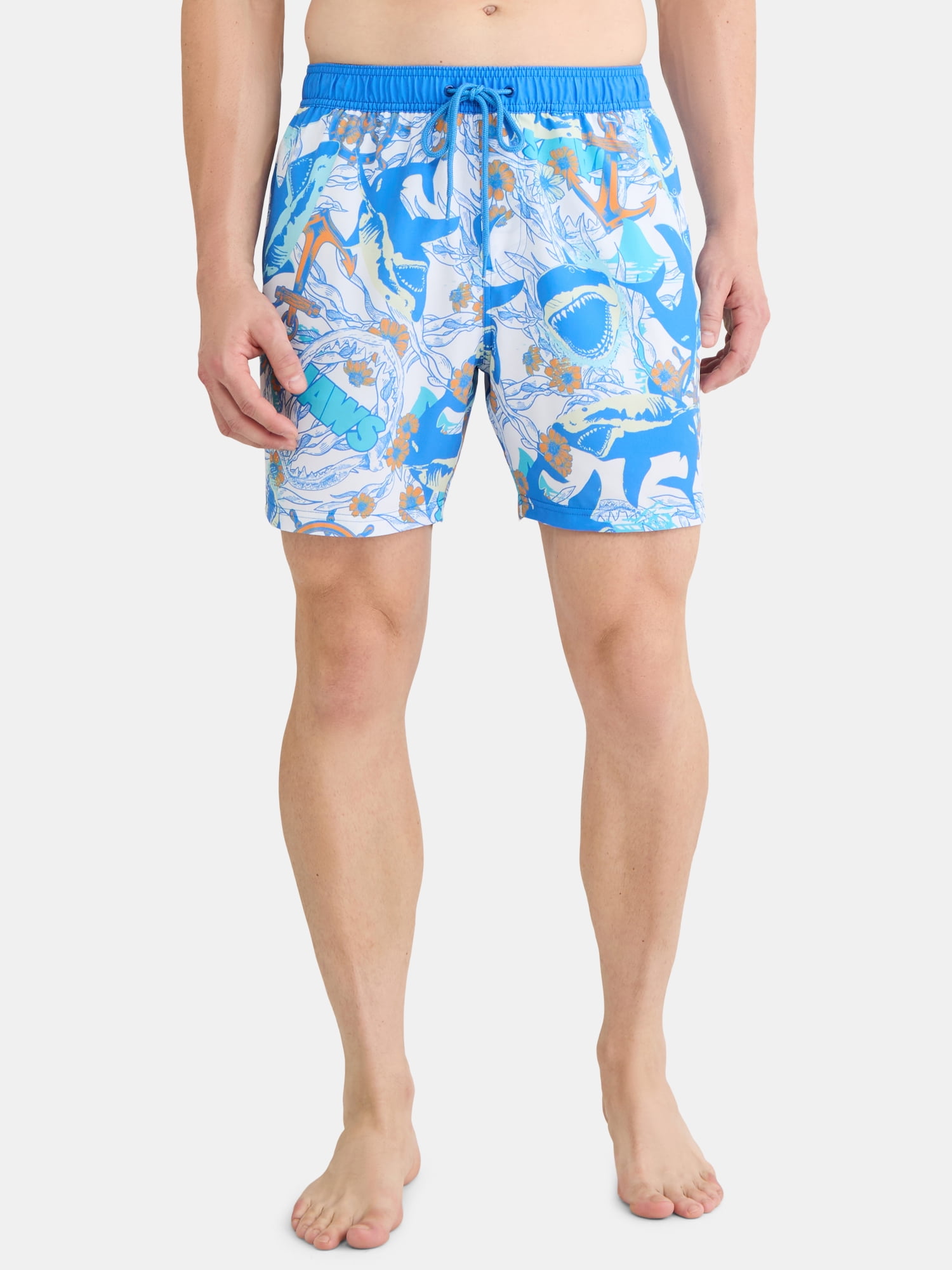 License Men’s & Big Men's Graphic Swim Shorts, Sizes S-3XL - Walmart.com