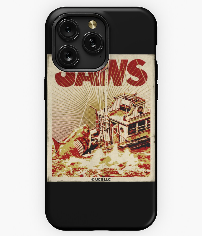 Jaws Movie Classic Shark Attack Film Fan Art A11792 Phone Case for ...