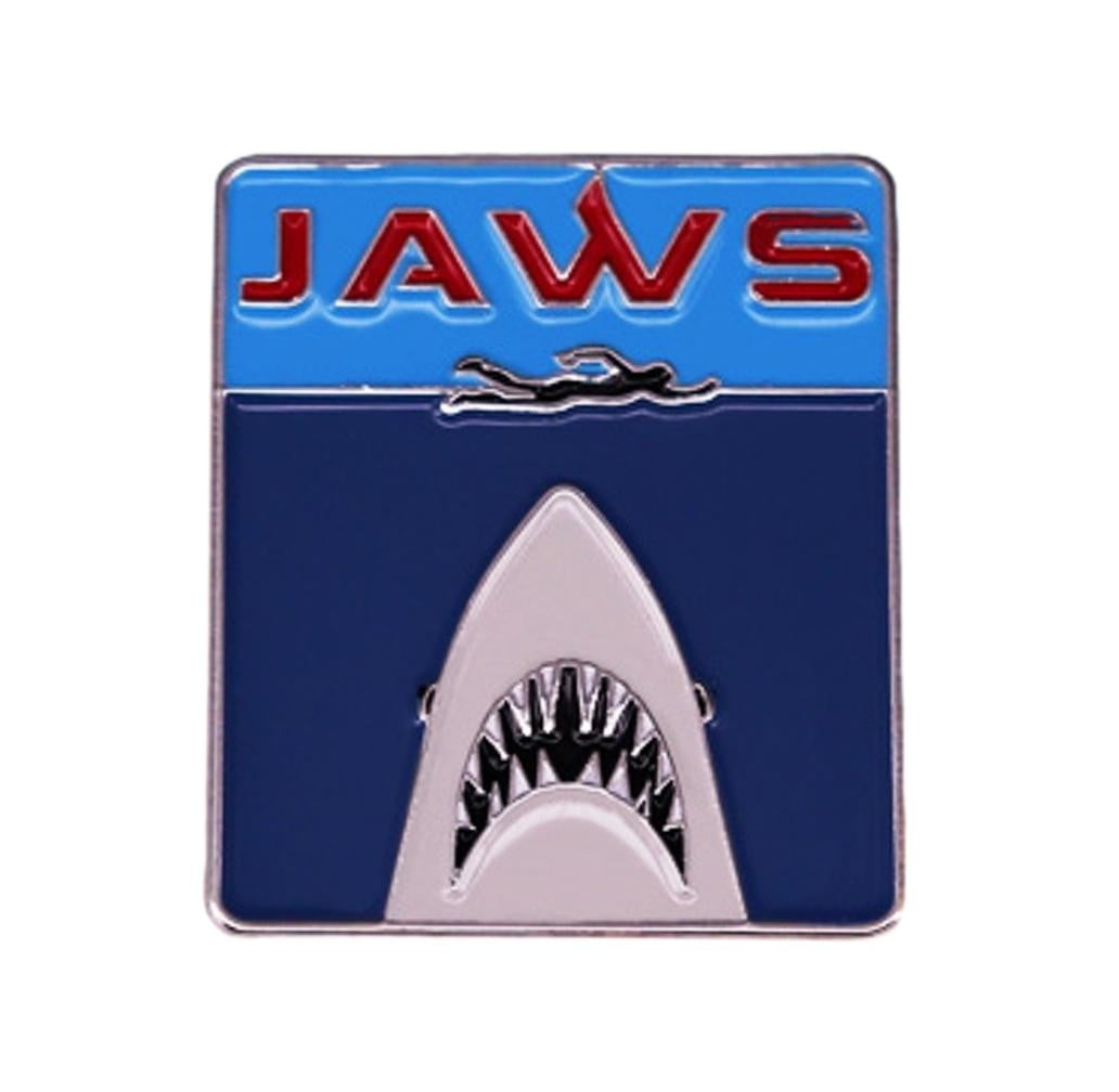 Jaws Movie Poster 1.25 Inches Tall Enamel Metal Pin - Walmart.com