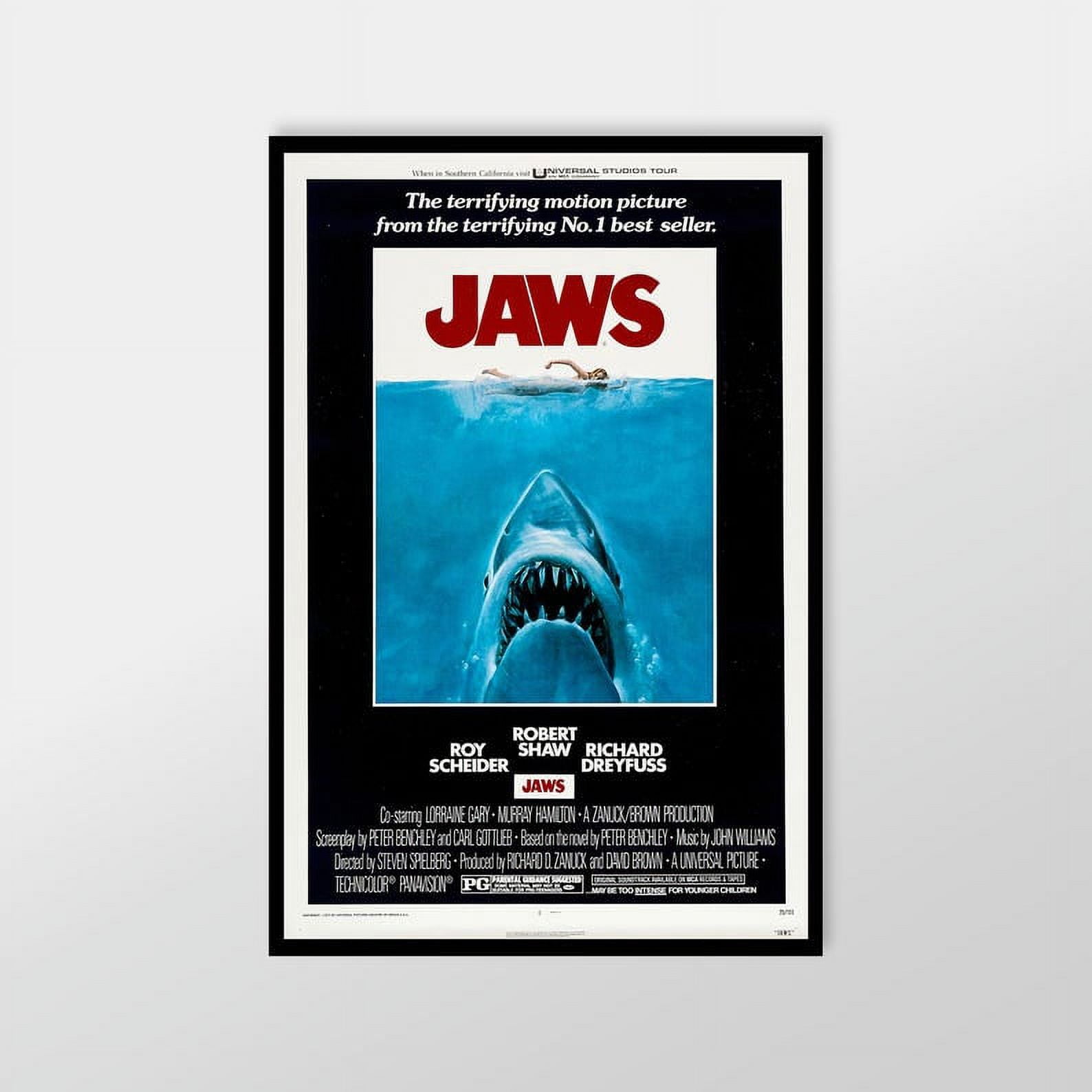 Jaws, Movie Poster Home Decor Art For Living Room Office Game Room Man ...
