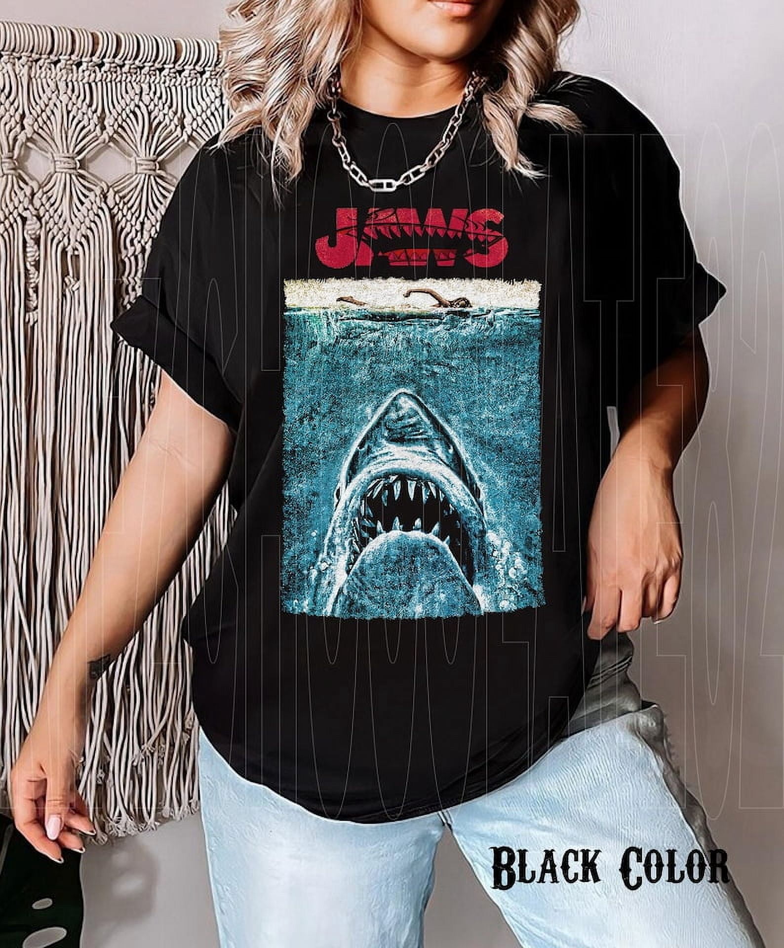 Jaws Movie Posters Shirt, Jaws Movie Posters Shirt, Horror Movie tees ...