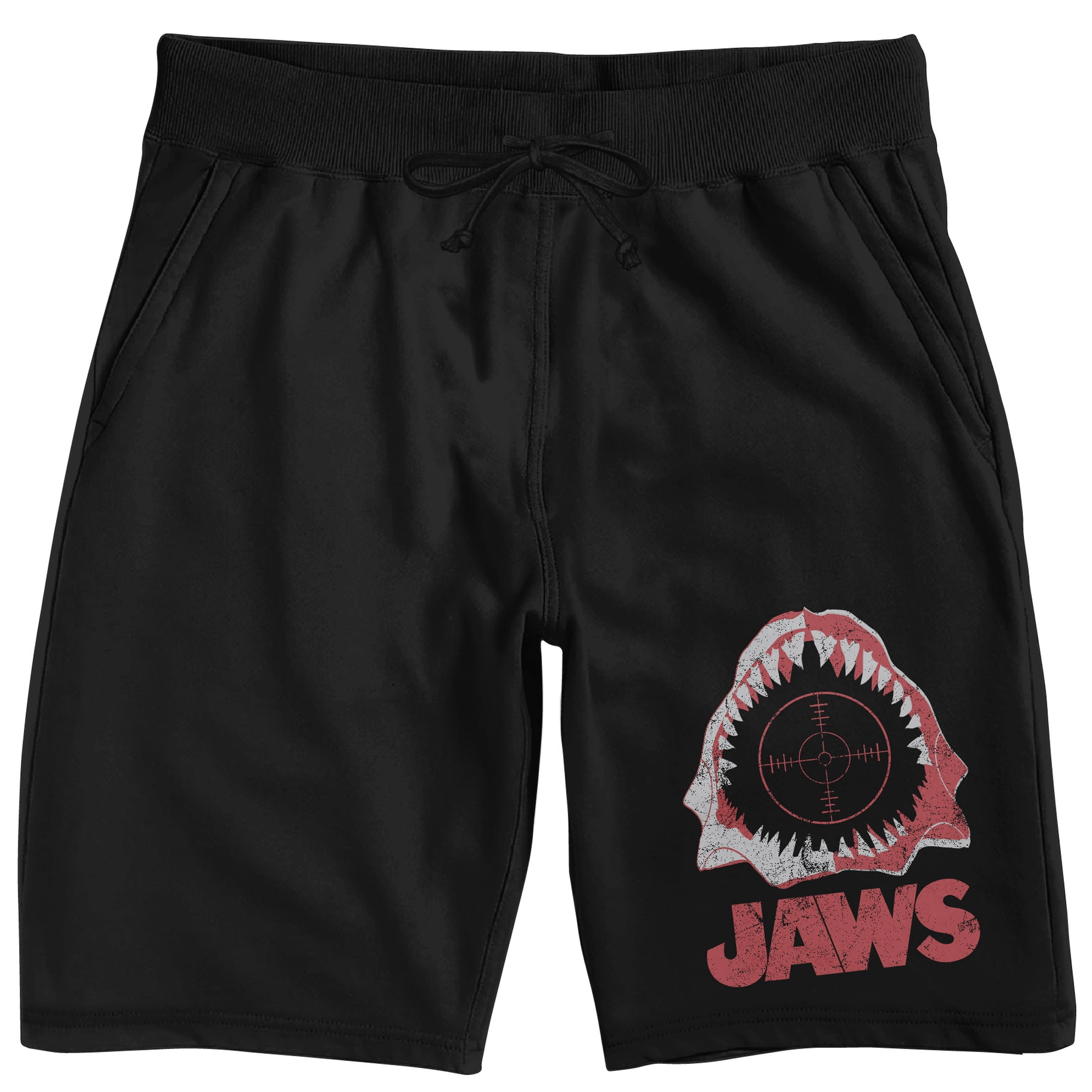 Jaws Open Shark Mouth Men's Black Sleep Pajama Shorts-XXL - Walmart.com