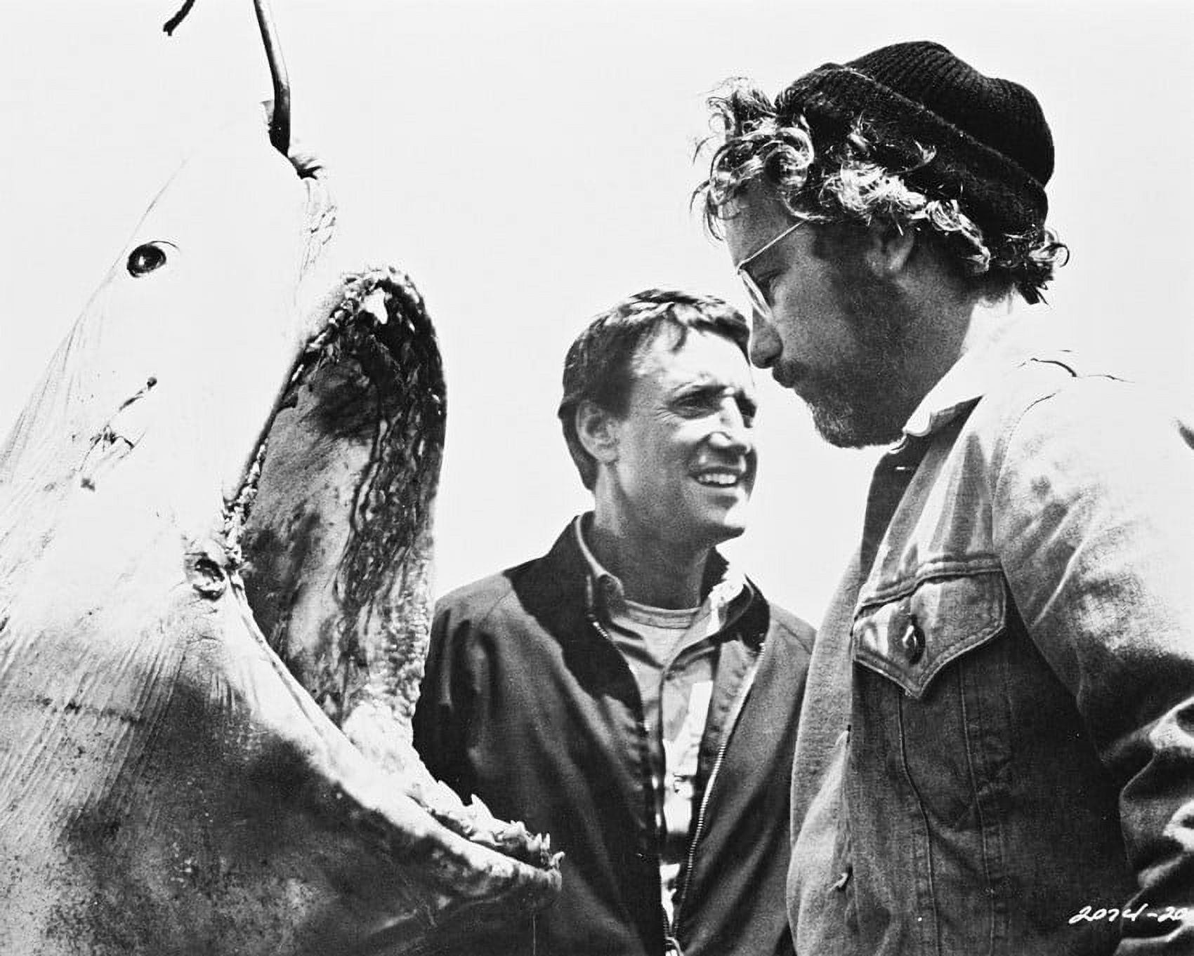 Jaws Richard Dreyfuss Roy Scheider Shark Print 24x36 Classic Hollywood ...