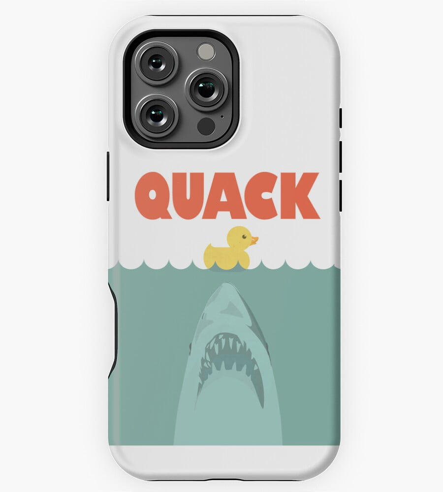 Jaws Rubber Duck Quack GA13108 Phone Case for iPhone 11 to 17 Pro Max ...