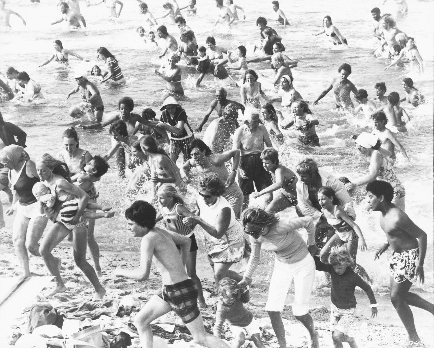 Jaws Swimmers Running 24x36 Classic Hollywood Poster - Walmart.com