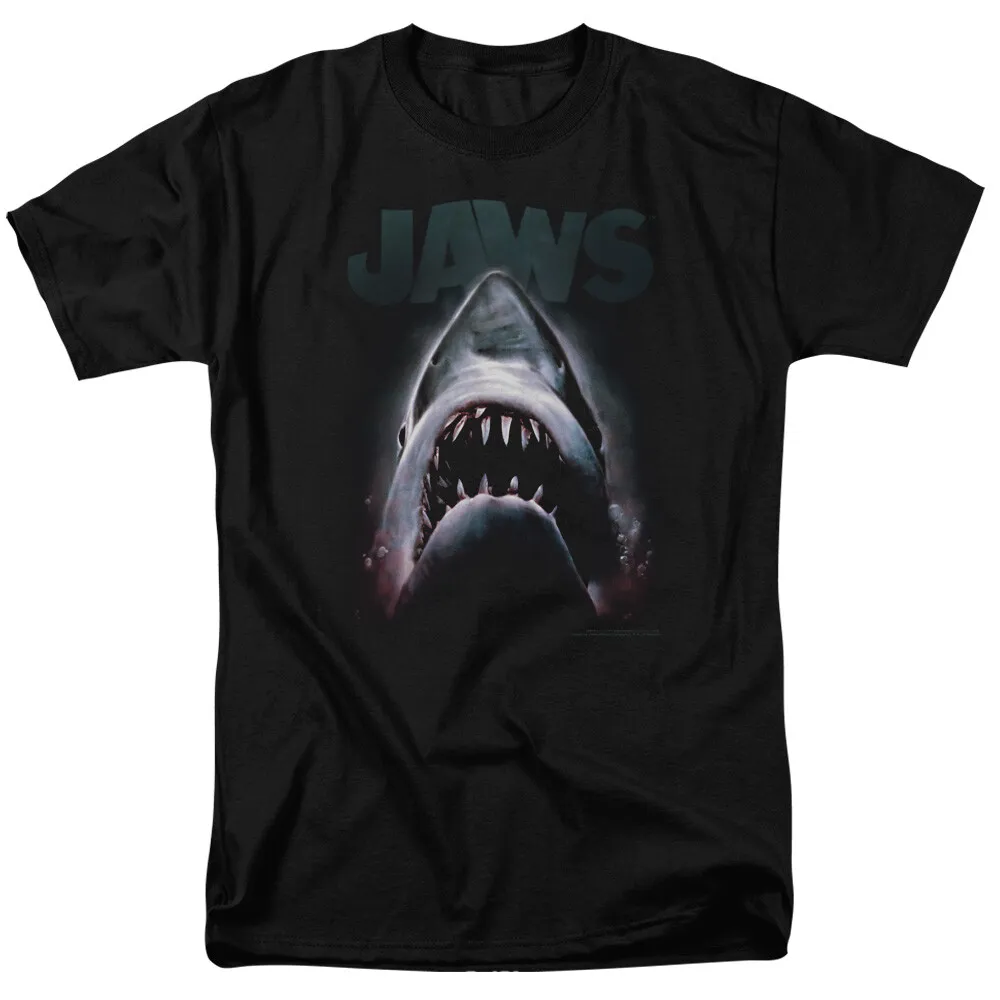 Jaws Terror In The Deep T Shirt Shark Movie Retro Tee - Walmart.com