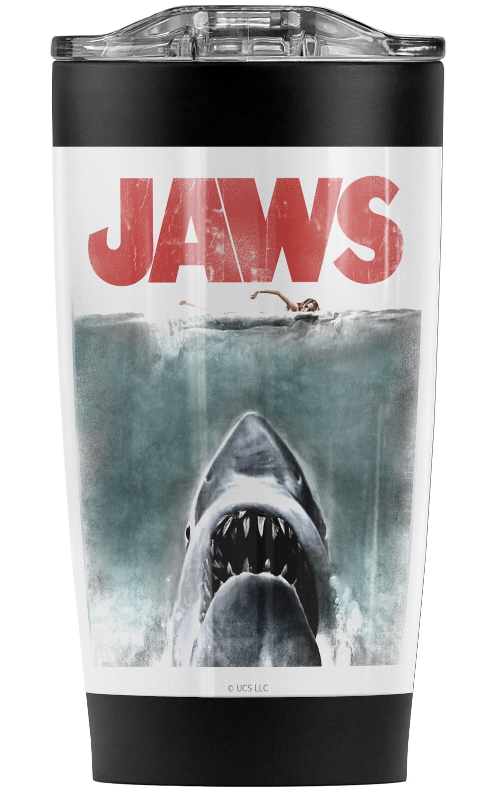 Jaws/Vintage Poster Stainless Steel Tumbler 20 oz Coffee Travel Mug/Cup ...