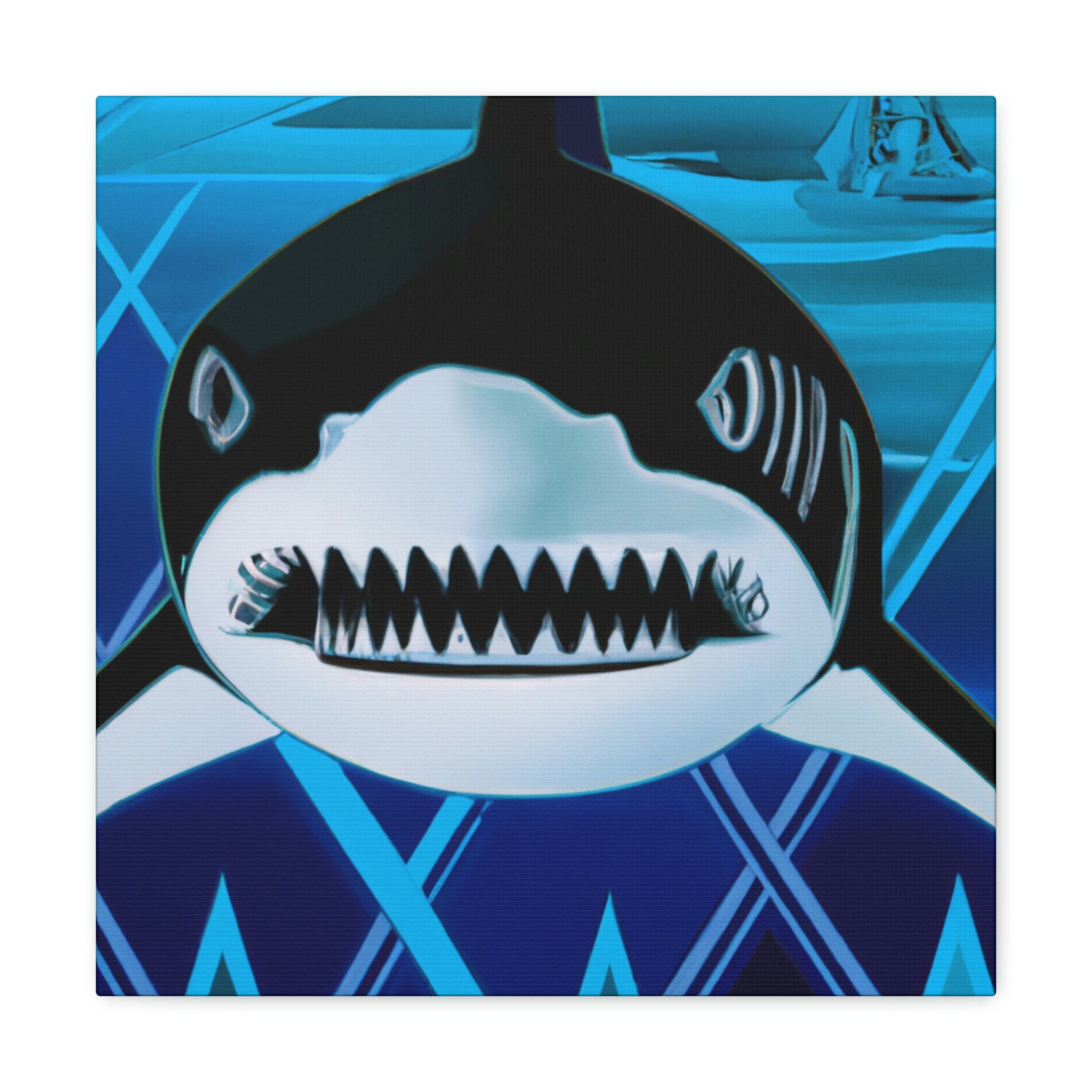 "Jaws of Art Deco" - Canvas - Walmart.com