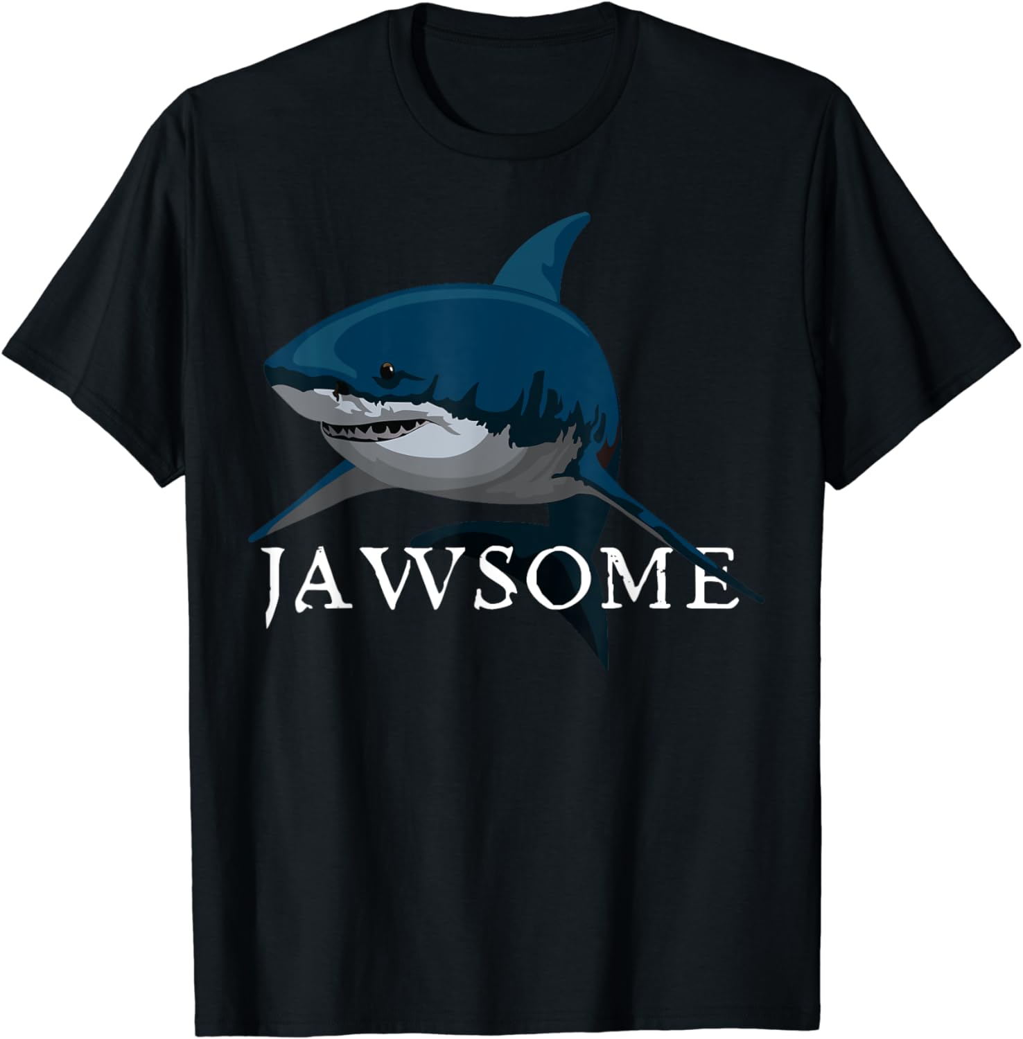 Jawsome Great White Shark Funny T-Shirt - Walmart.com