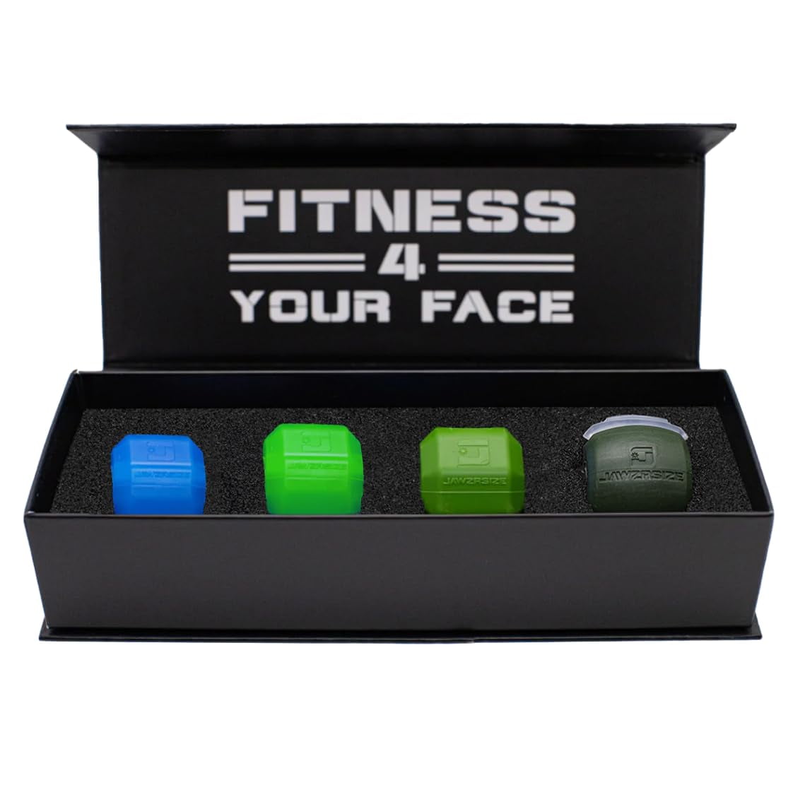 Jawzrsize Athletic Bundle Jaw Enhancer - Jaw, Face, and Neck Exerciser, Helps Reduce Stress and ...